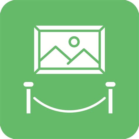 Exhibition Glyph Round Corner Background Icon 15985478 Vector Art At Vecteezy