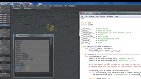 Lwpy An Intro To Python For Lightwave® Part 3 Commands And Cmd