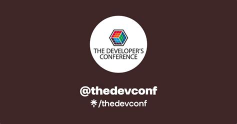Thedevconf Twitter Instagram Facebook Linktree