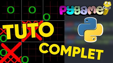 Comment Faire Un Jeu Python Avec Pygame Tutoriel Complet YouTube
