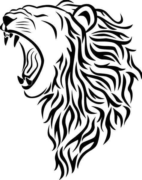 Tribal Singa Cliparts Co