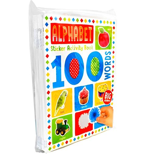 100 Words Sticker Activity Book 10 Set Bookxcess