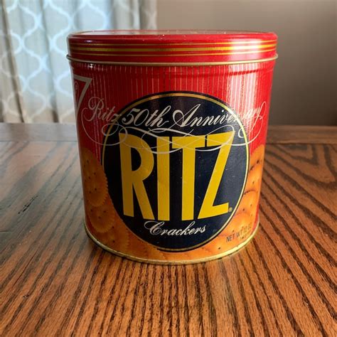 Ritz Cracker Tin Etsy