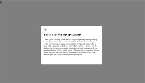 Custom Popup JQuery Free Snippet Download It Right Now Blog Post