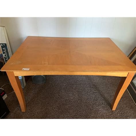 Wooden Table Beck Auctions Inc
