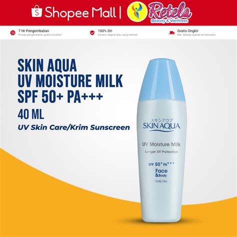 Jual Skin Aqua Uv Moisture Milk Spf 50 40 Ml Skin Aqua Uv Moisture