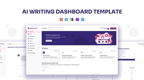 Aiwritecraft Ai Writing Saas Dashboard Template