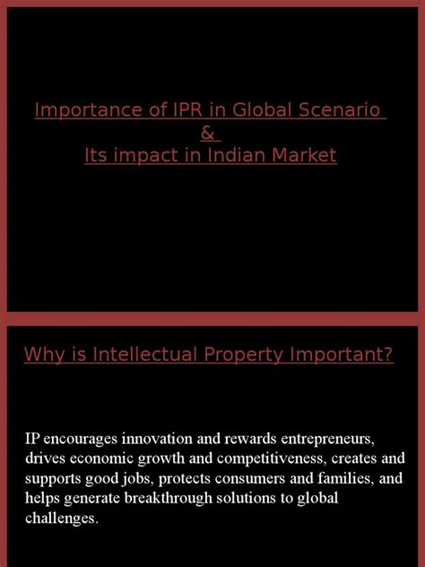 Ipr Ppt Intellectual Property Property