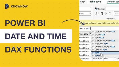 Understanding Power BI Date And Time Dax Functions With Real Time