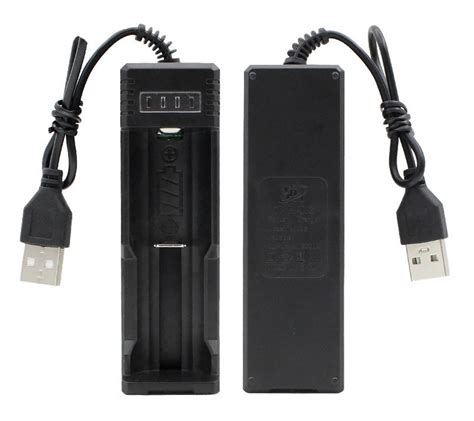 USB Зарядное Устройство 1 Слот, для Аккумуляторов 18650, 26650, 14500 и ...