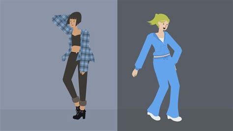 Cartoon Girl Dance Stock Video Footage For Free Download