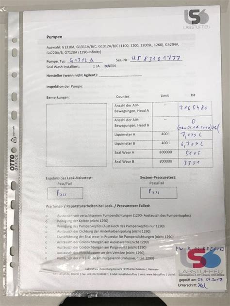 Labstuff Eu Agilent 1100 Components