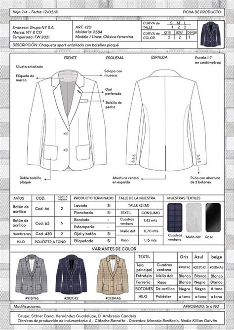 패션공부에 있는 U Jeong님의 핀 재킷 패턴 자켓 테크니컬 드로잉