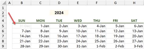 How To Create A Calendar In Excel Xelplus Leila Gharani