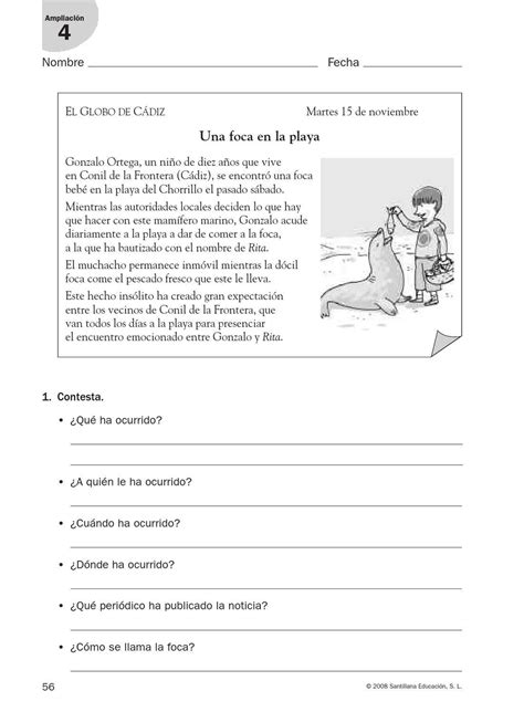 Refuerzo Lengua Cuarto Artofit