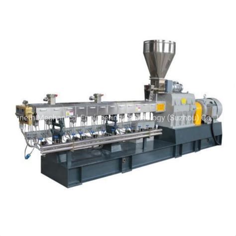 Pet Pellets Chips Granules Parallel Twin Screw Extruder Extrusion
