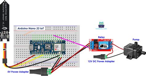 Arduino Nano IoT Soil Moisture Sensor Pump Arduino Nano IoT Tutorial