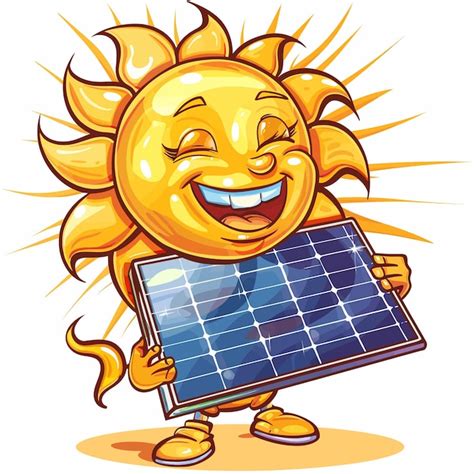 Illustration Du Panneau Solaire Vecteur Premium