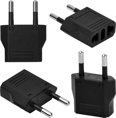 Oliveria 2 Stück Reiseadapter US to EU Adapter Adapterstecker USA