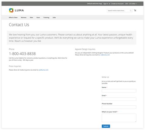 How To Configure Magento Contact Us Page Magezon