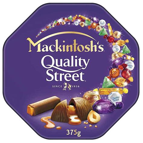 Nestle Mackintoshs Quality Street Chocolate Tin 375g Sinin