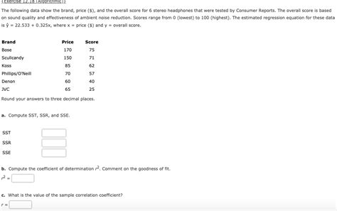 solved exercise 12 18 algorithmic the following data show