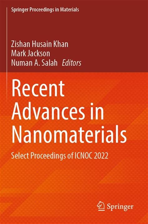 알라딘: Recent Advances in Nanomaterials: Select Proceedings of Icnoc 2022 (Paperback)