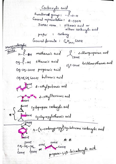 Solution Iupac Nomenclature Notes Studypool
