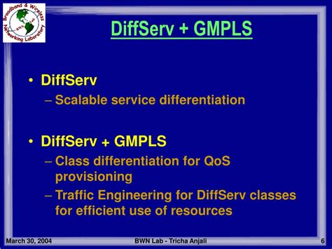 ppt diffserv mpls network design and management powerpoint