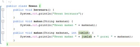 Polimorfisme Overload And Override Dengan Netbeans Laporan Praktikum Pbo6 By Tania Adna