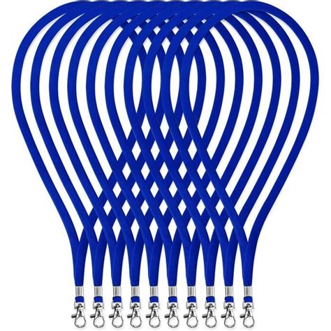 Porte Badge Cordon Tour De Cou Badge Fushing 100Pcs 45Cm Cordon Pour