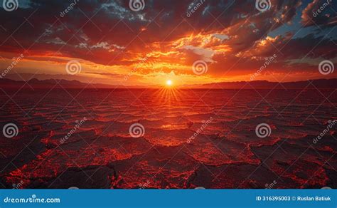 Blazing Summer Heat Show Heat Wave High Summer Temperatures