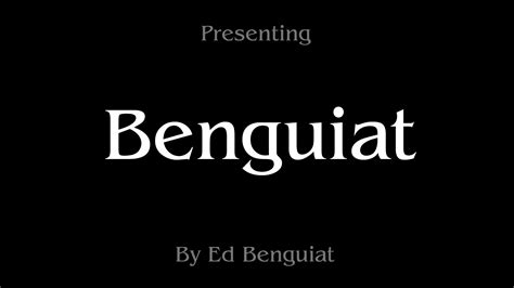 Benguiat Font Free Download Free Fonts World