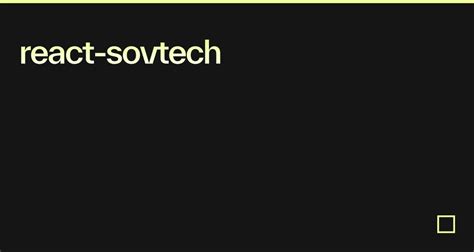 react sovtech codesandbox