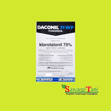 Jual Daconil 500 Gram Kloratolonil 75WP Fungisida Busuk Batang Daun Akar Shopee Indonesia