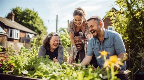 Premium Ai Image Inclusive Community Garden Gathering With A Person