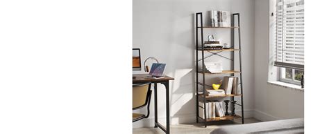 Yusong Ladder Bookshelf Booksshelf Ladder Shelf 5 Tier