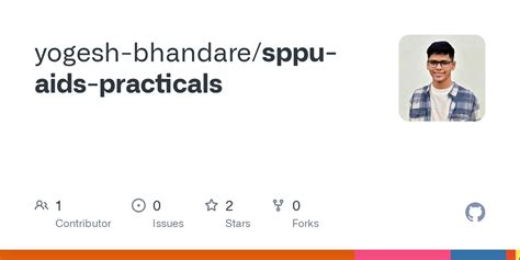 GitHub Yogesh Bhandare Sppu Aids Practicals