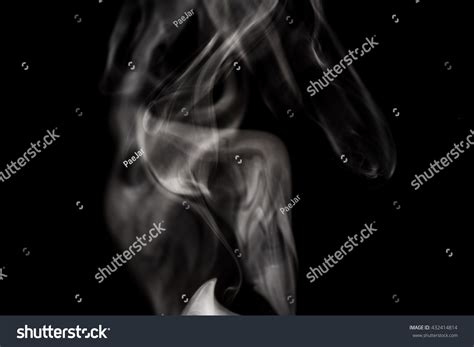 Pure Smoke On Dark Background Comfortable Stock Photo 432414814 ...