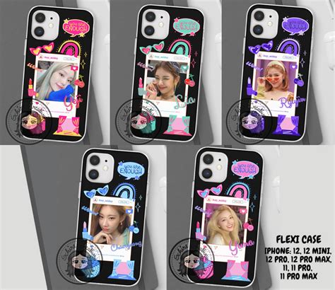 Itzy Members Phone Cases Itzy Iphone Case Itzy Clear Case Etsy