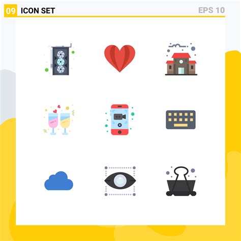 9 Flat Color Concept For Websites Mobile And Apps Mobile Recording