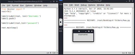 Learning Basics Of Python S Tkinter Library Labels