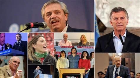 Cierre De Listas Las Ocho Fórmulas Presidenciales Que Se Espera Que