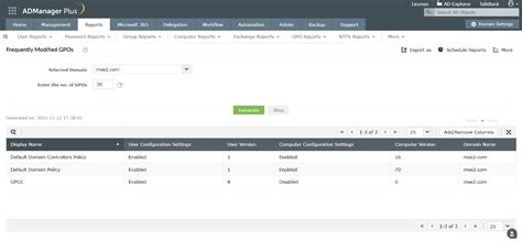 Windows Group Policy Reports Active Directory Gpo Reporting Tool