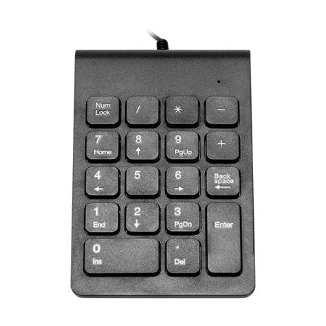 Mini Usb Wired Numeric Keypad Numpad 18 Keys Digital Keyboard For