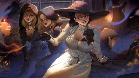 Resident Evil 8 Village Lady Dimitrescu Fan Art Lady Dimitrescu Know Your Meme