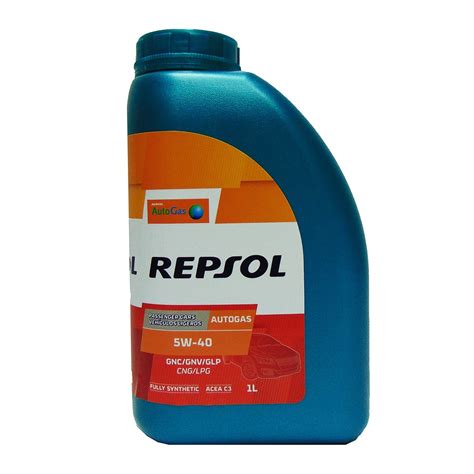 OLIO MOTORE REPSOL 5W40 AUTOGAS FULLY SYNTHETIC 1L C R SERVICE