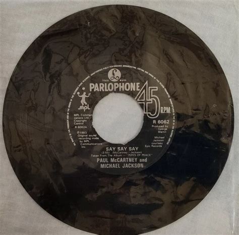 Paul Mccartney And Michael Jackson Say Say Say Vinyl 7 Singleparlophone
