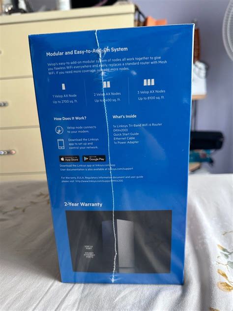 Linksys Velop Wifi 6 Mx4200 Whole Home Mesh System Computers And Tech Parts And Accessories