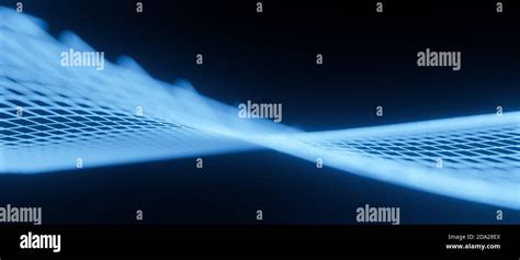 Modern Abstract Grid Or Wireframe Structure Virtual Background Digital Technology Science Or